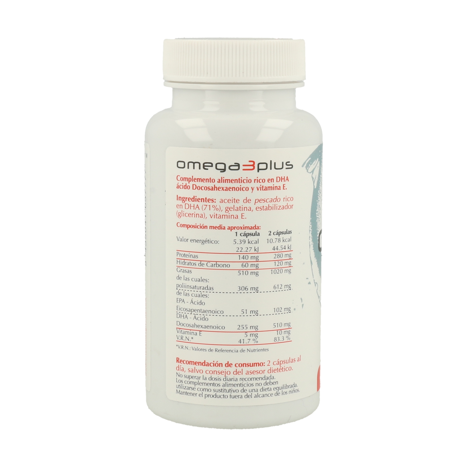 Omega 3 Plus (DHA) 90 cápsulas de Plantis | Naturitas
