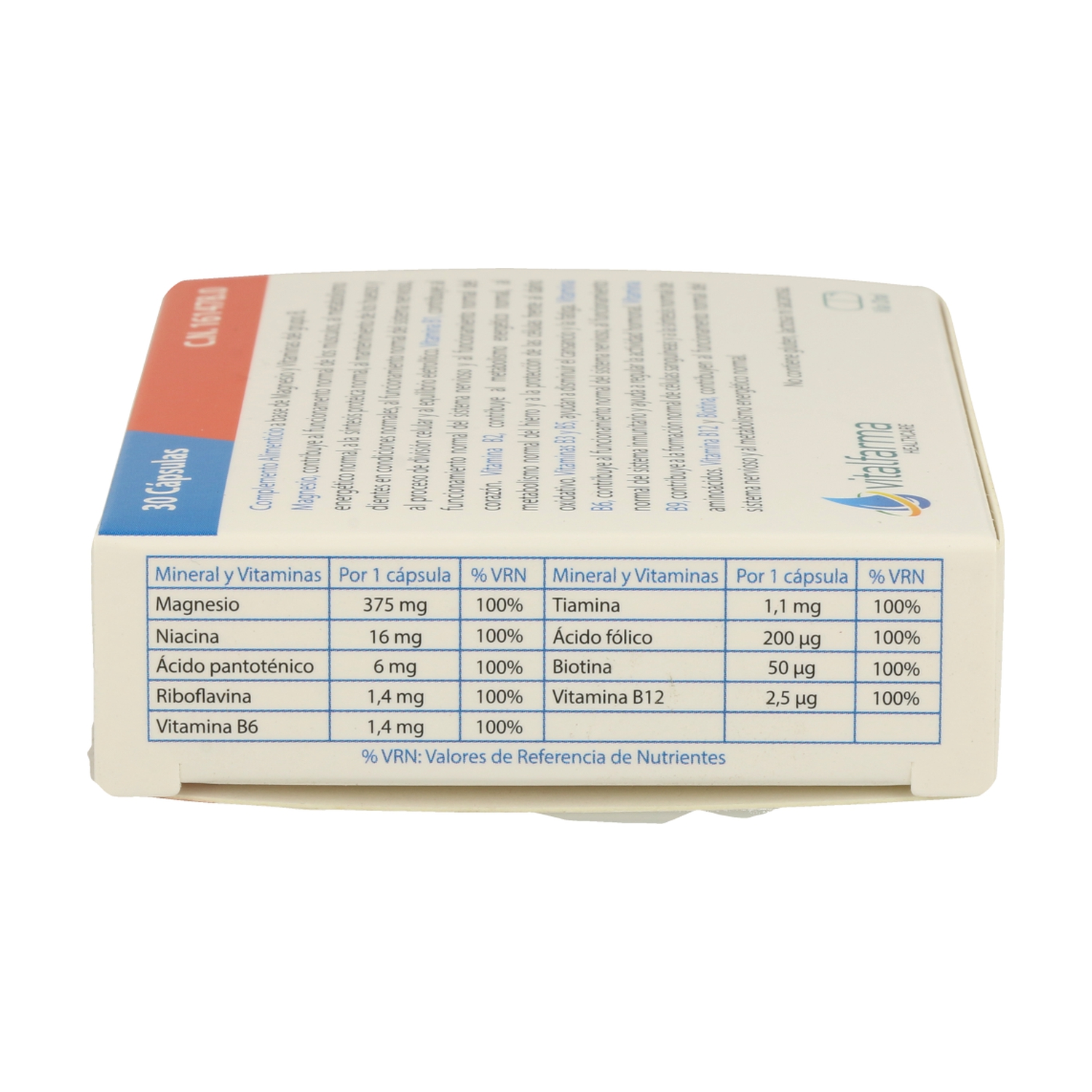Magnesio B-Complex 30 cápsulas de Vitalfarma | Naturitas