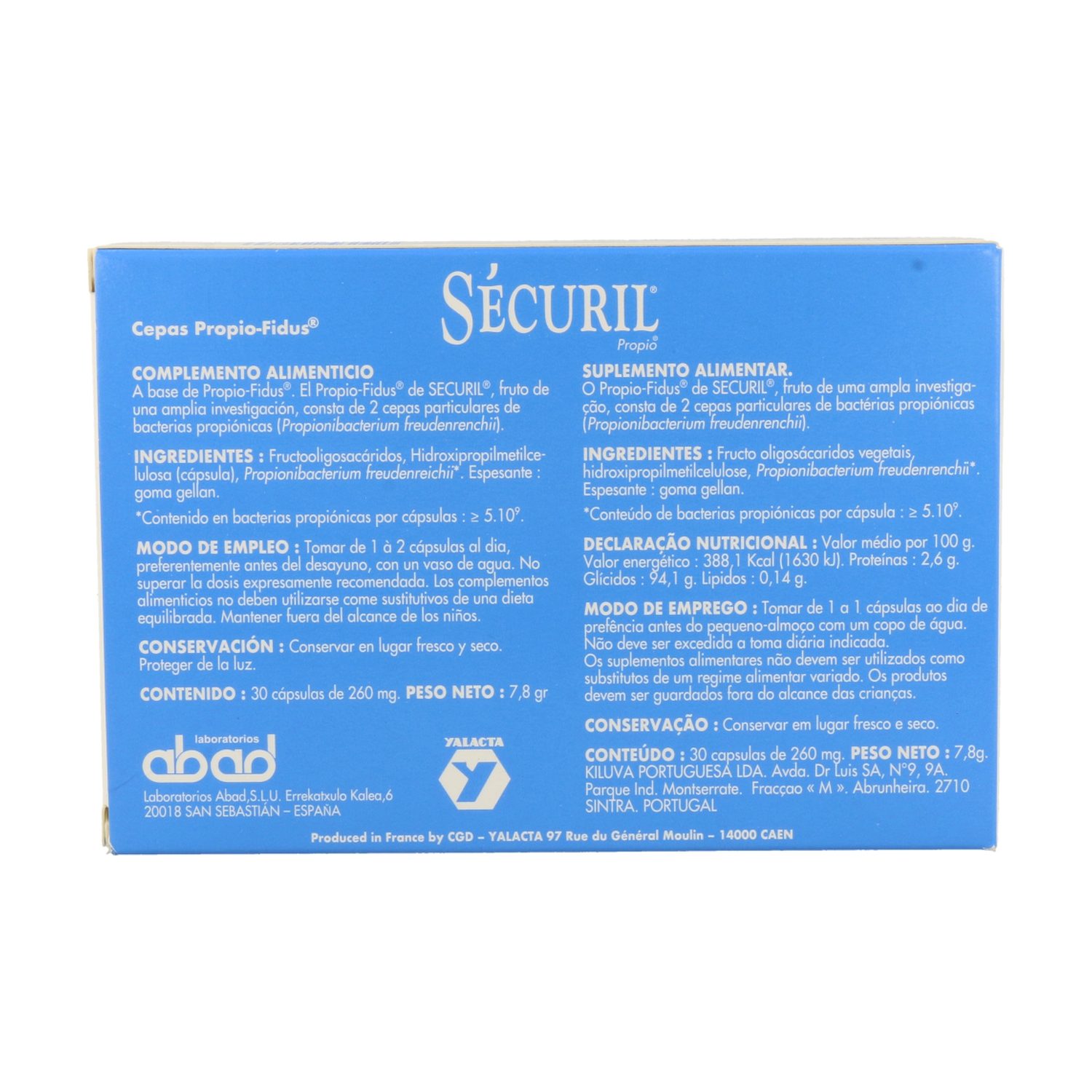 Securil 30 cápsulas de Abad | Naturitas