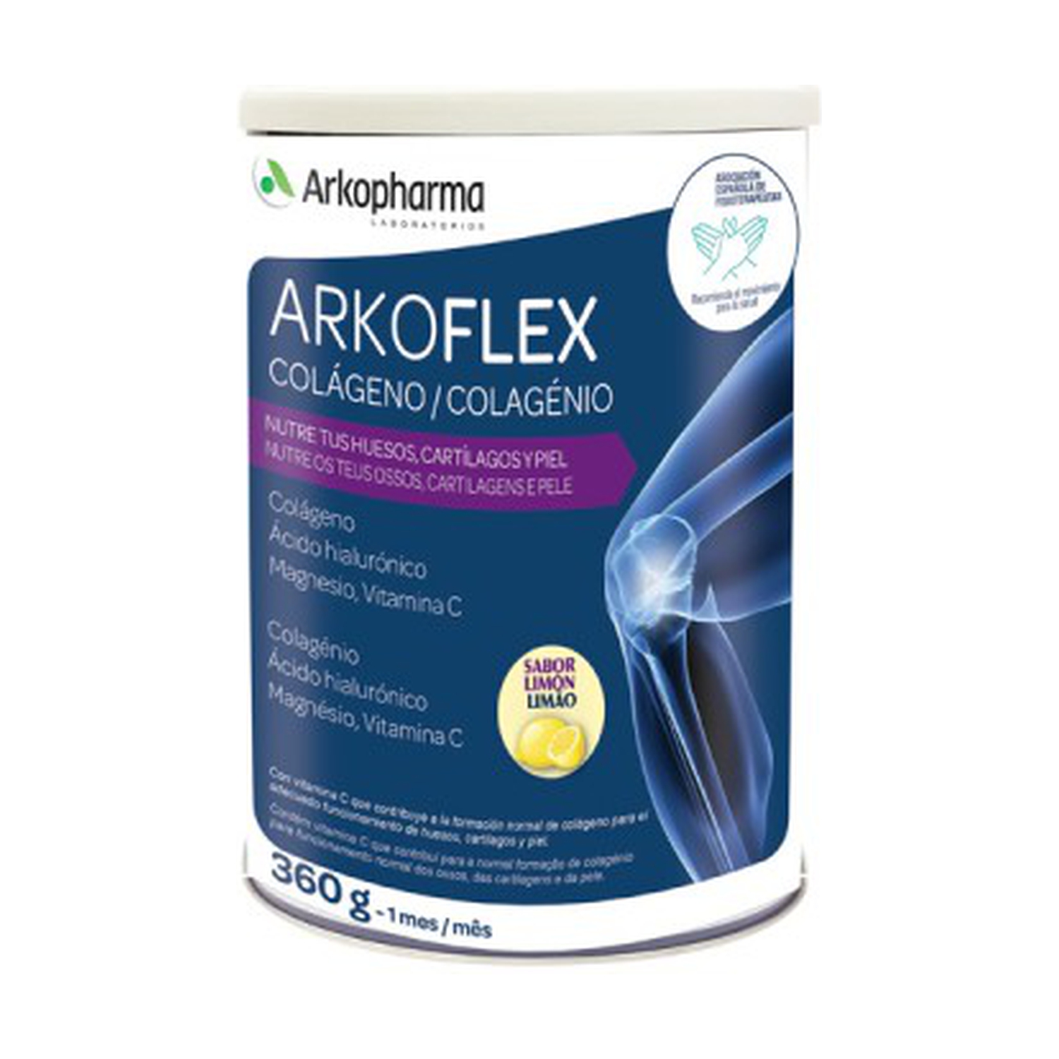 Arkoflex Colágeno 360 g de polvo (Limón) de Arkopharma | Naturitas