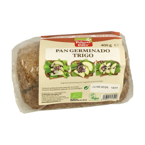 Comprar Pan Germinado de Trigo Bio 400 g La Finestra sul Cielo | Naturitas
