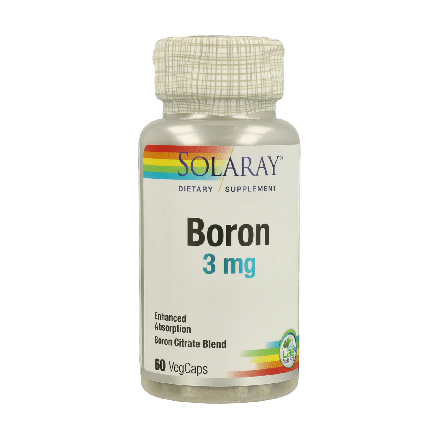 Citrate Boron 60 cápsulas vegetales de Solaray | Naturitas