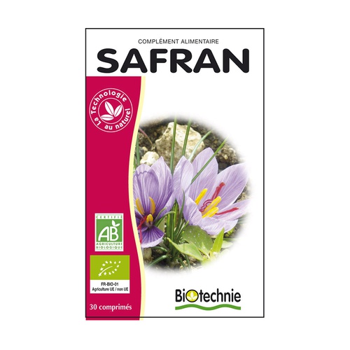 Acheter Safran BIO 30 comprimés Biotechnie | Naturitas