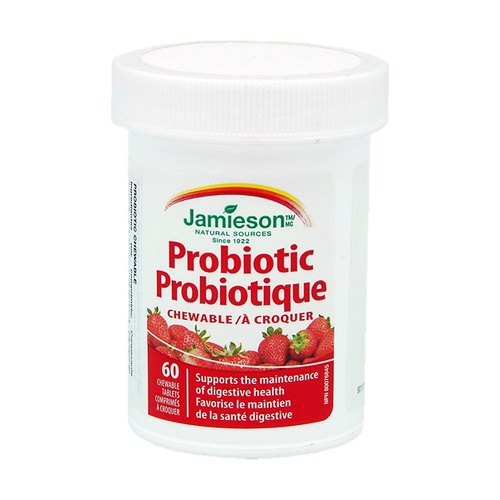 Comprar Probiotic Chewable 60 comprimidos (Morango) Jamieson | Naturitas
