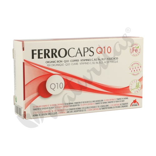 Ferrocaps Q10 60 cápsulas de Intersa | Naturitas