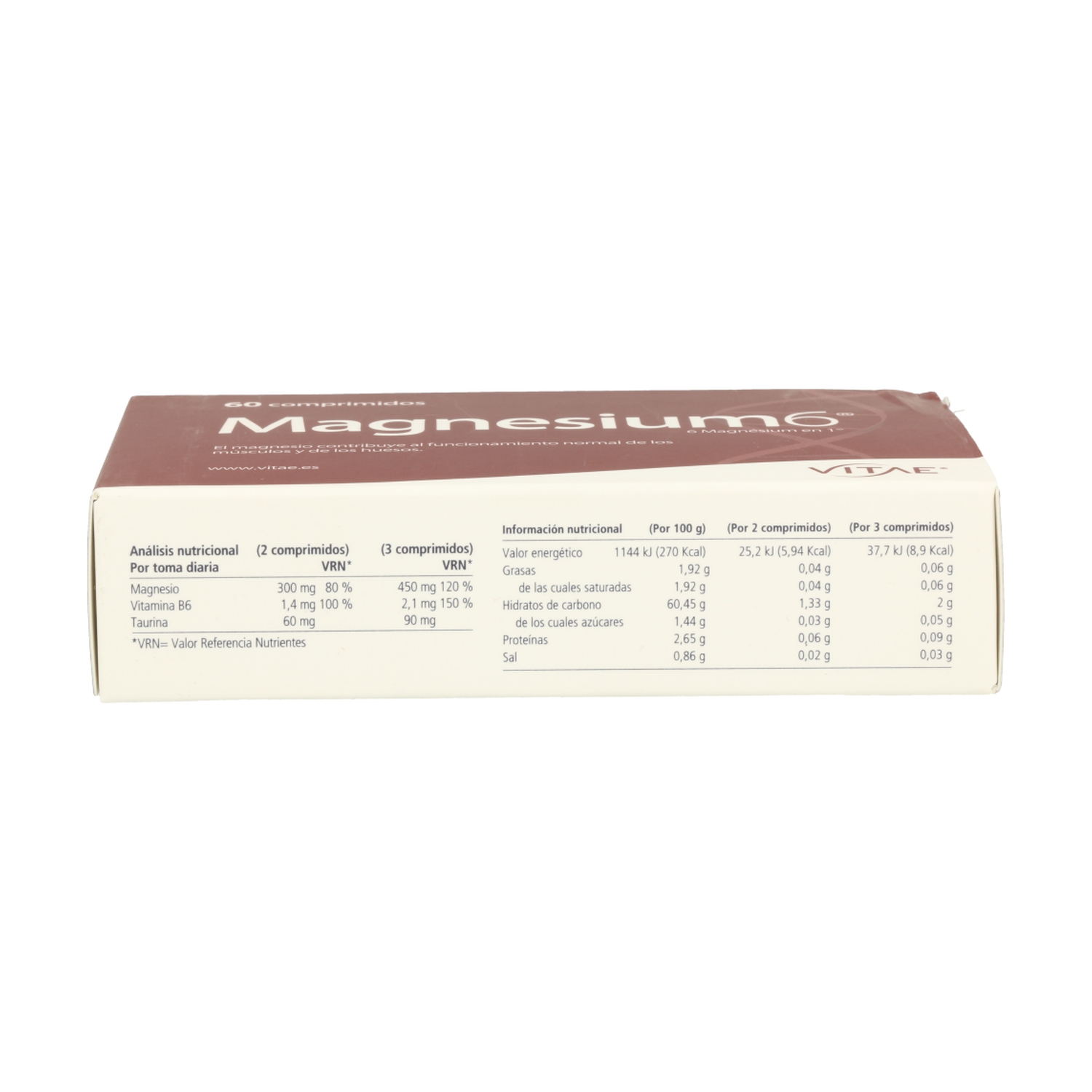Magnesium 6 de Vitae 60 comprimidos | Naturitas