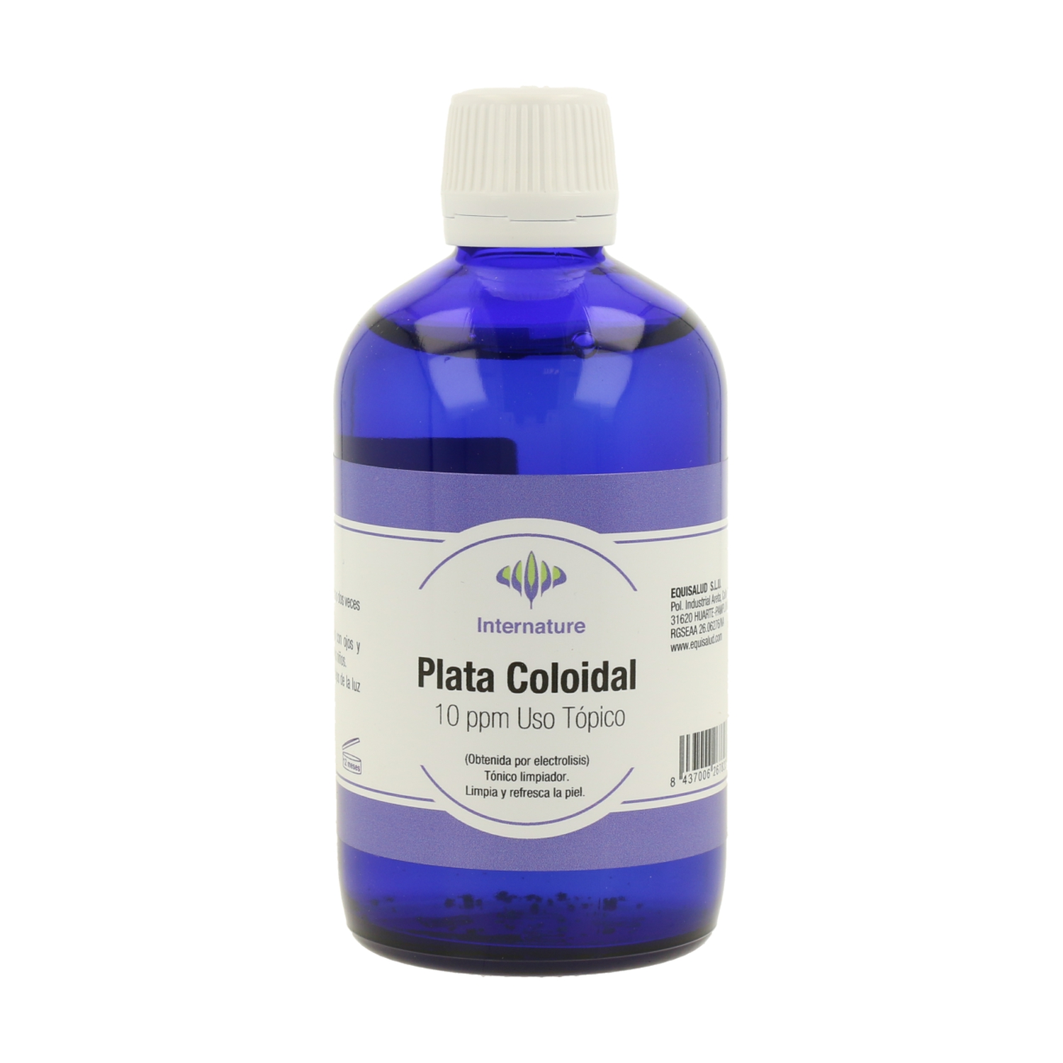 Plata Coloidal 10 ppm 100 ml de Internature | Naturitas
