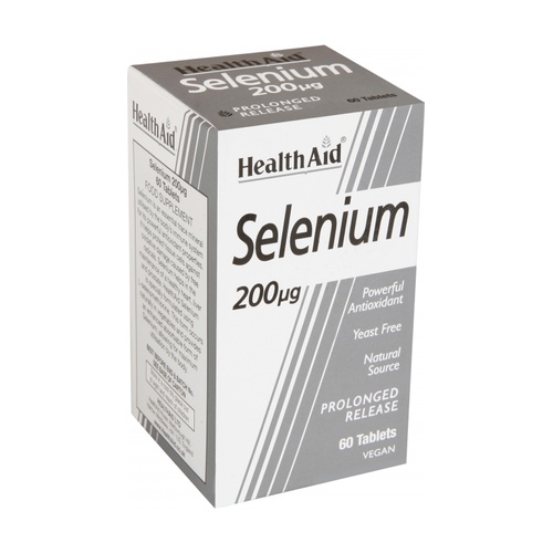 Comprar Selenium 200 mcg 60 comprimidos Health Aid | Naturitas