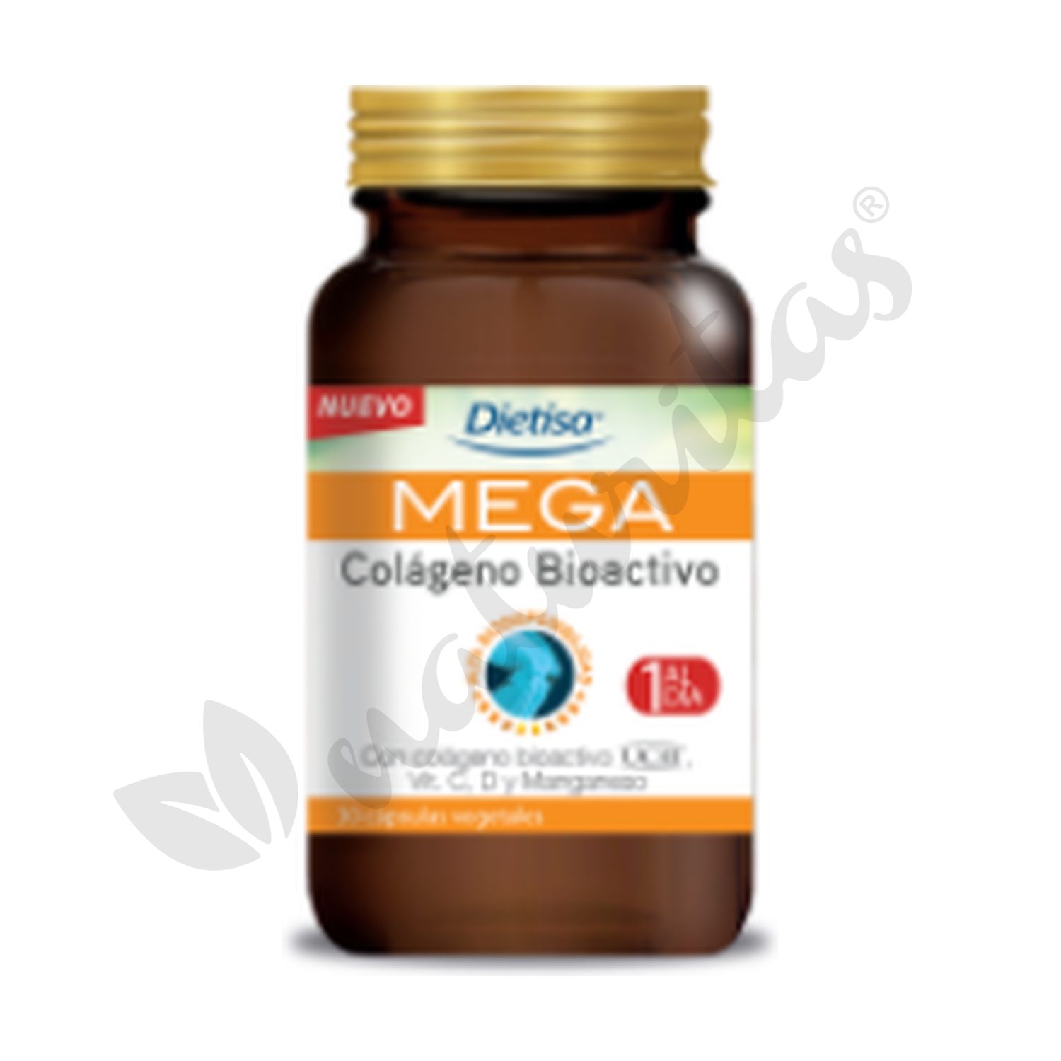 Mega colageno UC-ll 30 cápsulas vegetales de Dietisa | Naturitas