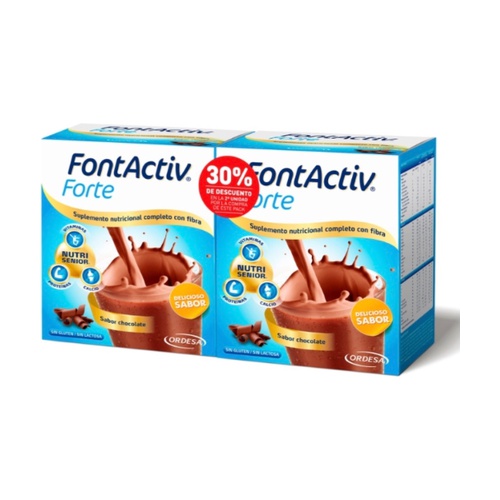 Comprar Pack Duplo FontActiv Forte Chocolate 2 unidades de 420g ...