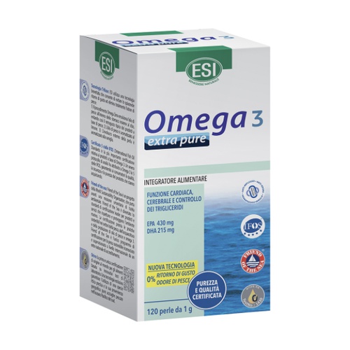 Comprar Omega 3 extra pure 120 perlas de 1g ESI | Naturitas