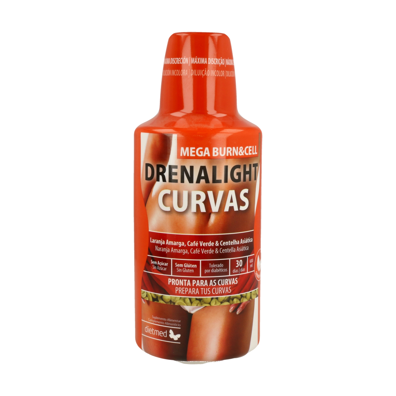 Drenalight Curvas Mega Burn&Cell 600 ml de Dietmed | Naturitas