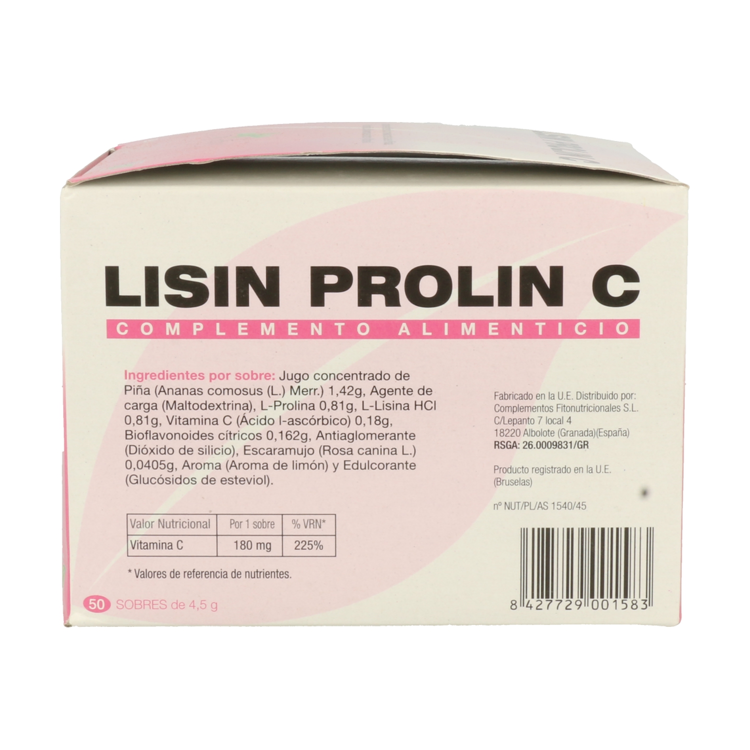 Lisin Prolin C 50 sobres de 4.5g de Cfn | Naturitas
