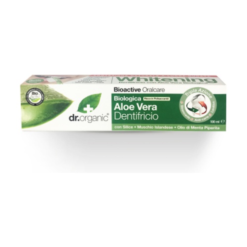Comprar Pasta de dientes Aloe Vera orgánico 20 ml de crema Dr. Organic ...