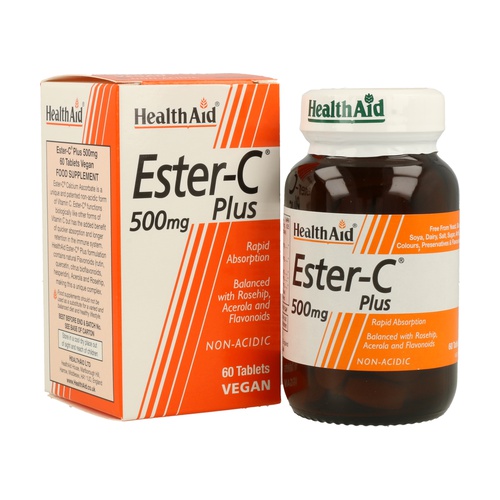 Comprar Ester C Plus 60 comprimidos de 500mg Health Aid | Naturitas
