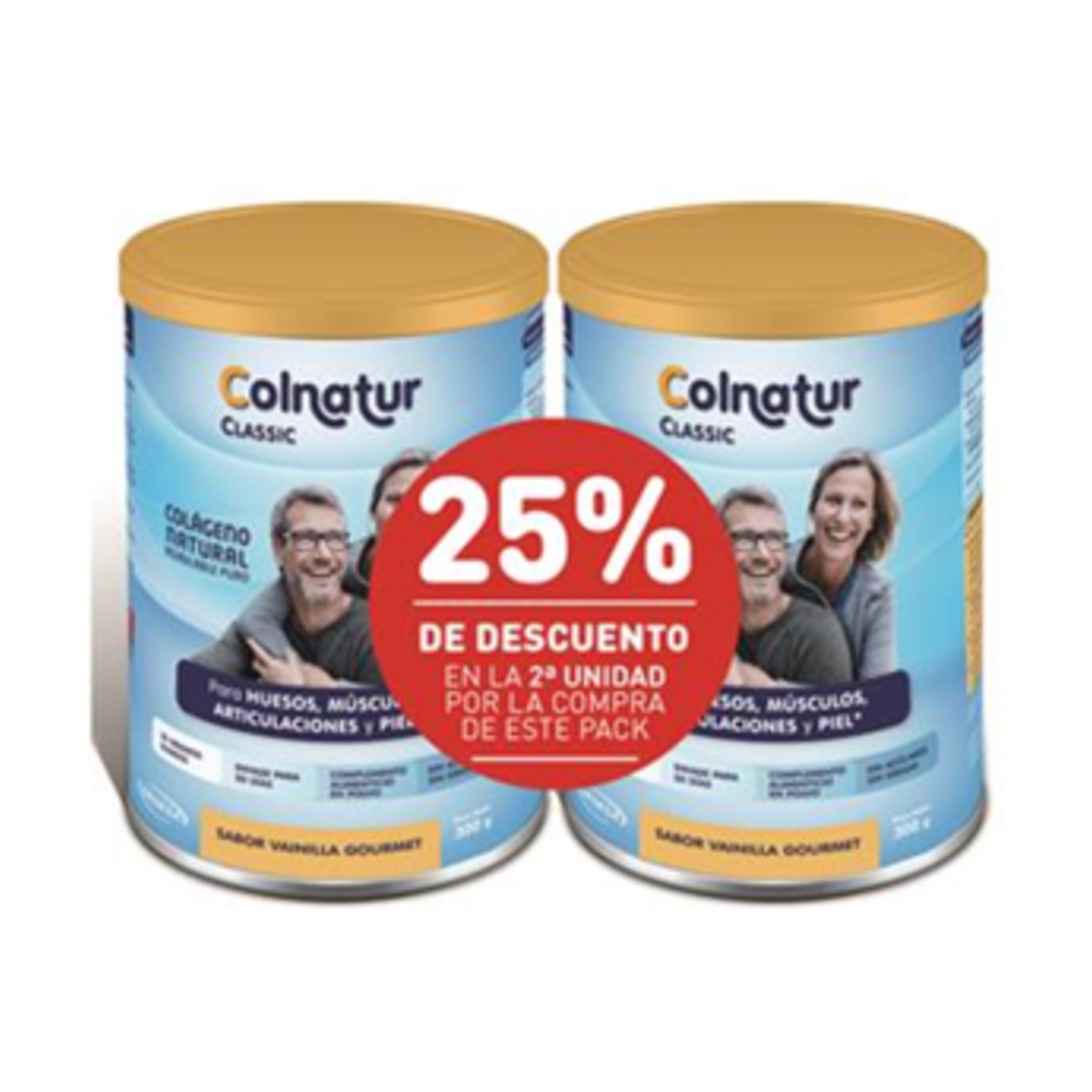 Pack Colnatur Classic Sabor Vainilla Gourmet 2 unidades de Colnatur ...