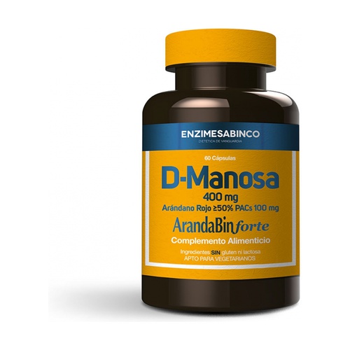 Comprar D-Manosa Arandabín Forte 60 cápsulas Enzime Sabinco | Naturitas