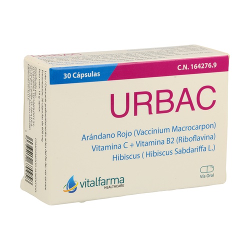 Comprar Urbac 30 cápsulas Vitalfarma | Naturitas