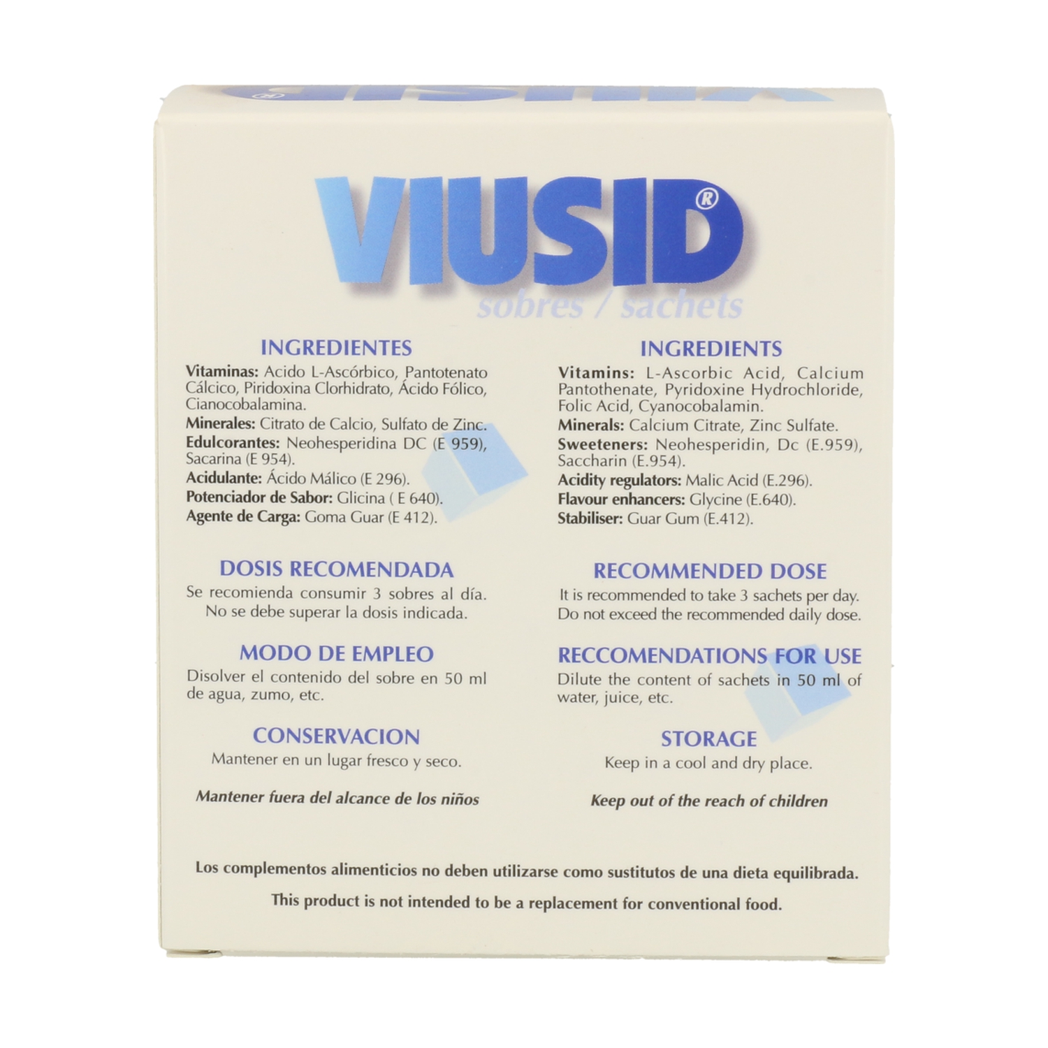 Viusid 21 sobres de Catalysis | Naturitas