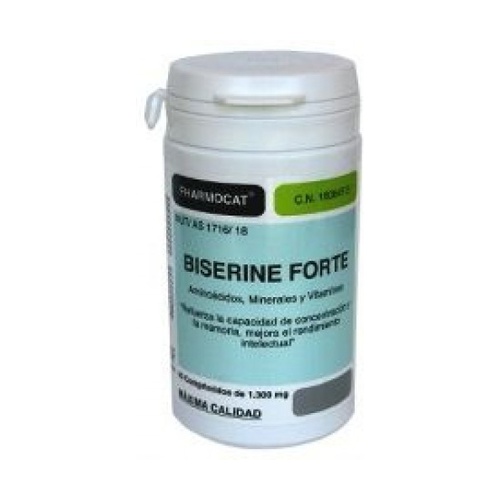 Comprar Biserine Forte 40 cápsulas de 1300mg Fharmocat | Naturitas
