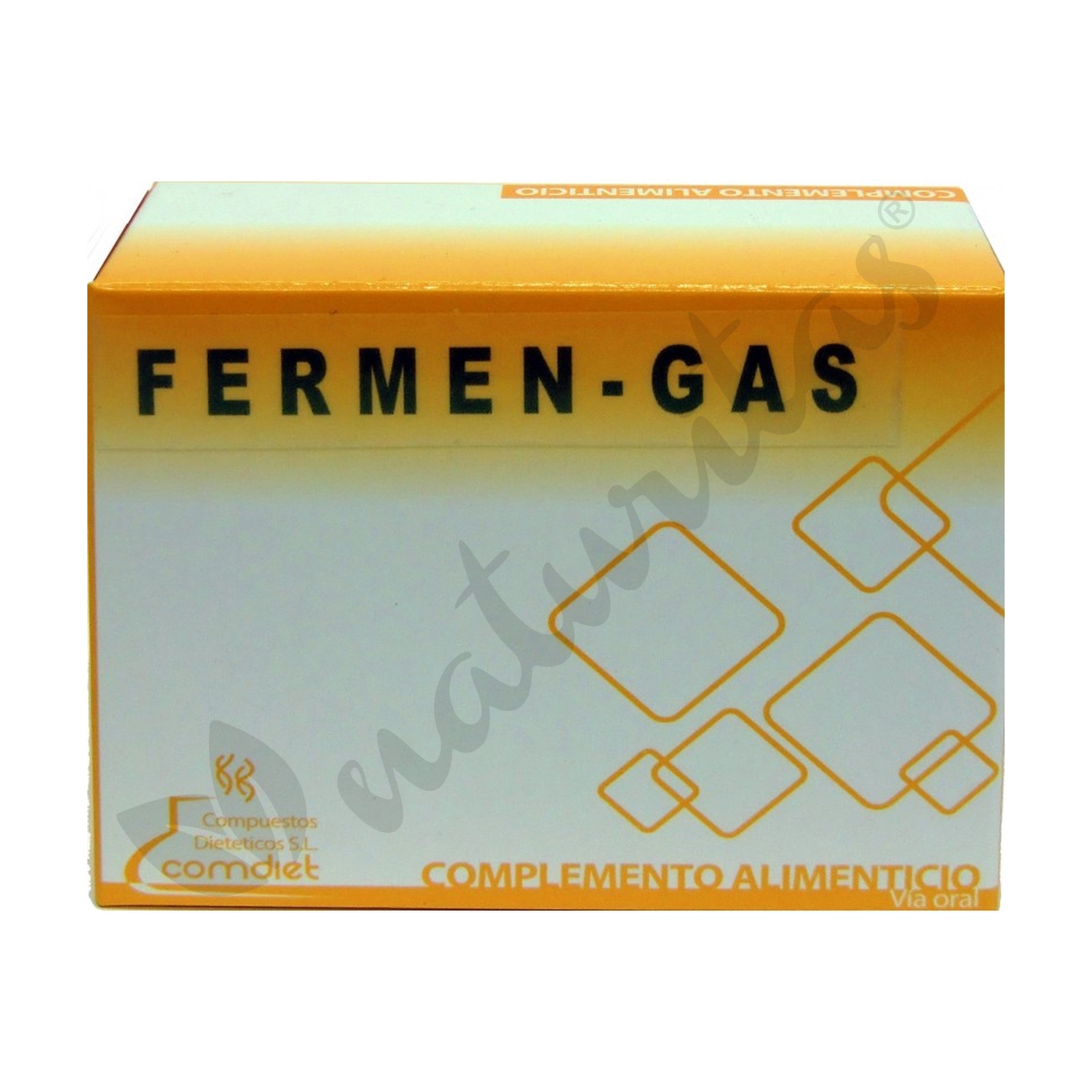Fermen-Gas Negras + Blancas 30 cápsulas + 30 cápsulas de Comdiet ...