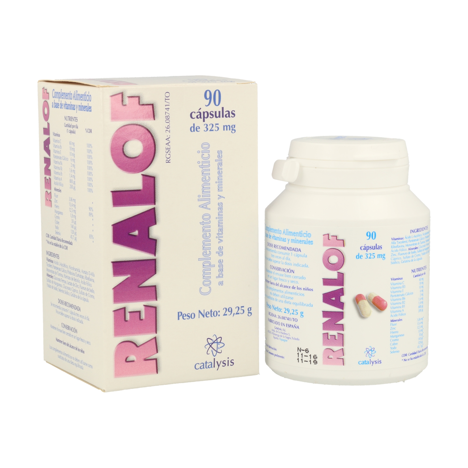 Renalof 90 cápsulas de Catalysis | Naturitas