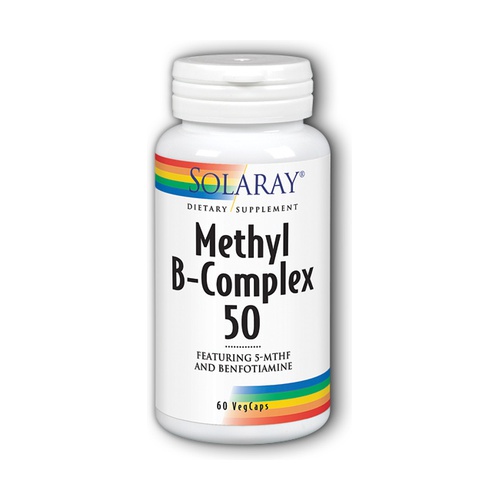 Comprar Methyl B-Complex 50 60 cápsulas vegetais Solaray | Naturitas