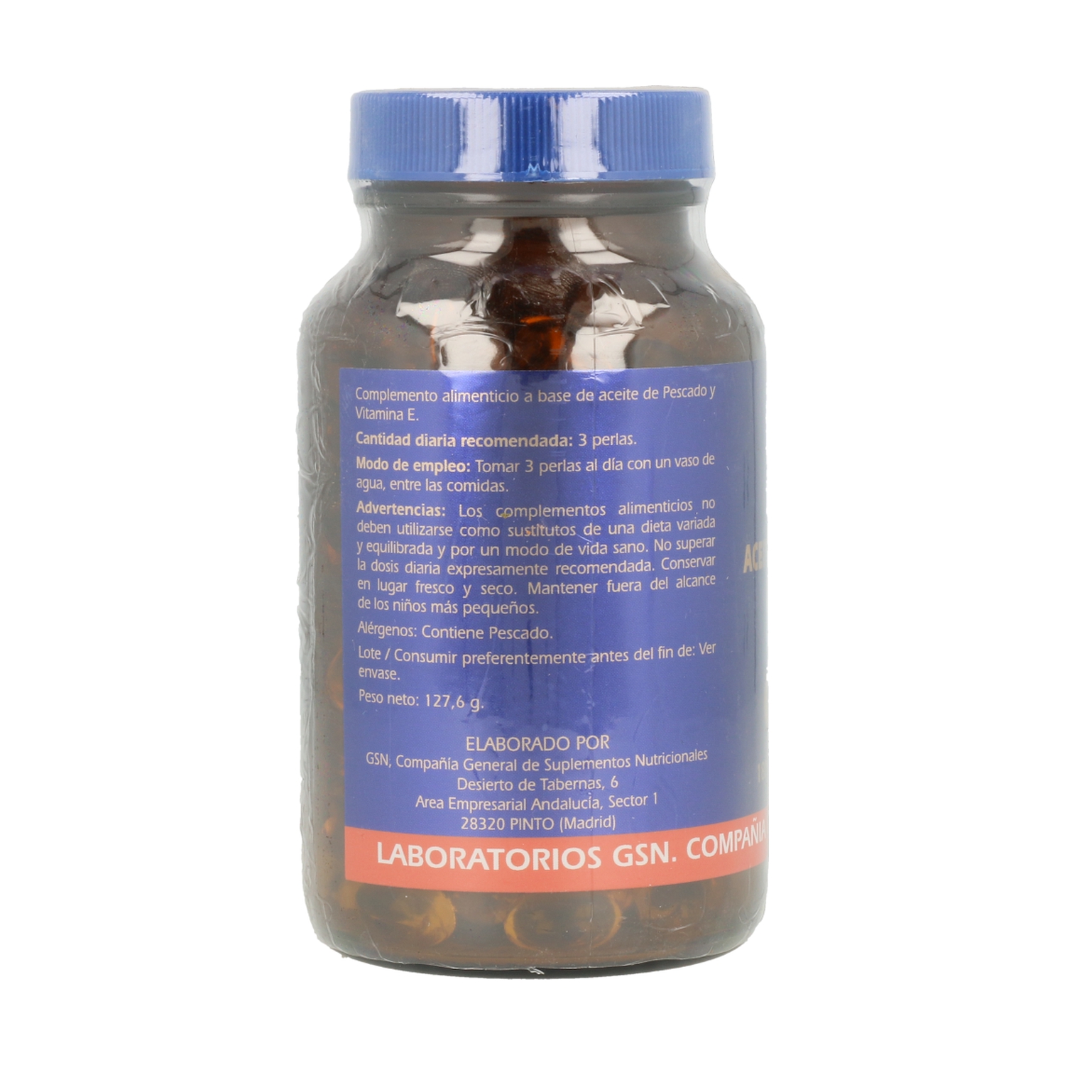 Aceite Salmón Omega 3 180 perlas de 500mg de GSN | Naturitas