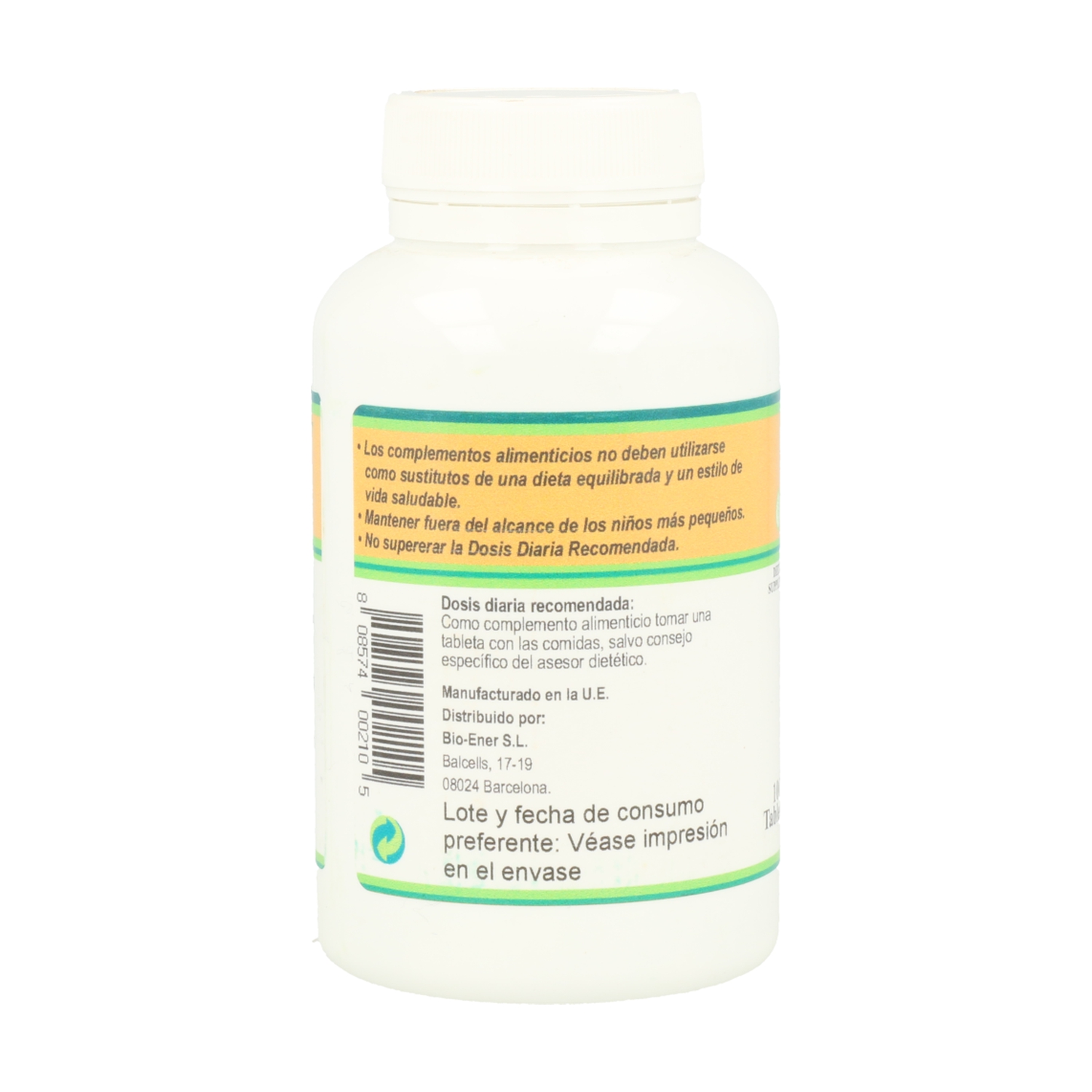 Magnesio 100 comprimidos de 500mg de Nutri-Force | Naturitas