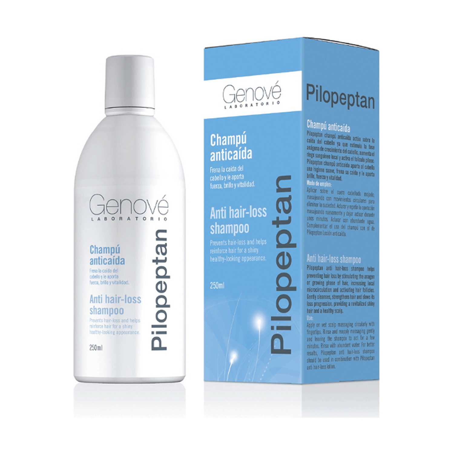 Pilopeptan Champú anticaída 250 ml de Pilopeptan | Naturitas