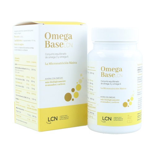 Comprar Omega Base LCN 30 cápsulas LCN | Naturitas