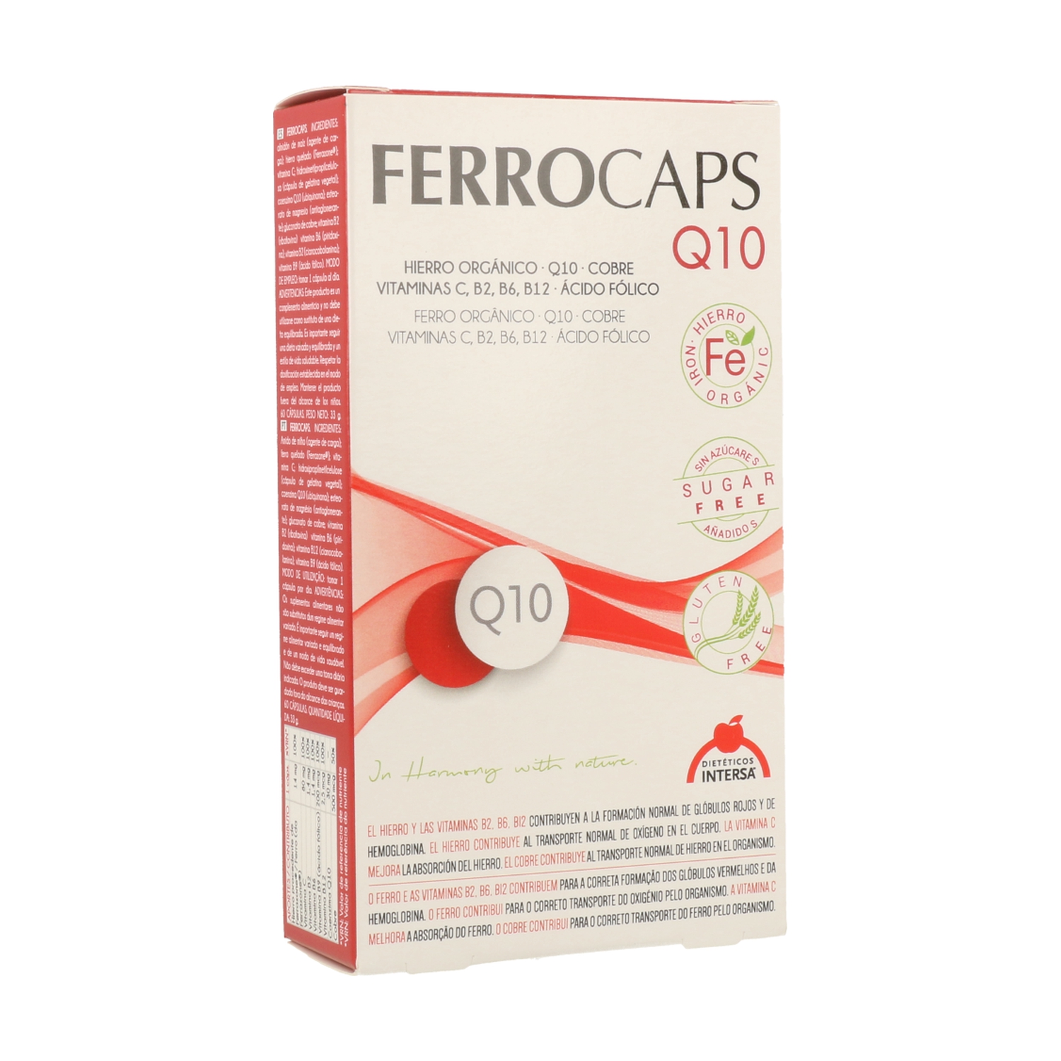 Ferrocaps Q10 60 cápsulas de Intersa | Naturitas